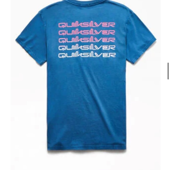 Quiksilver | Shirts | Quicksilver Og Repeater Blue Organic Cotton ...